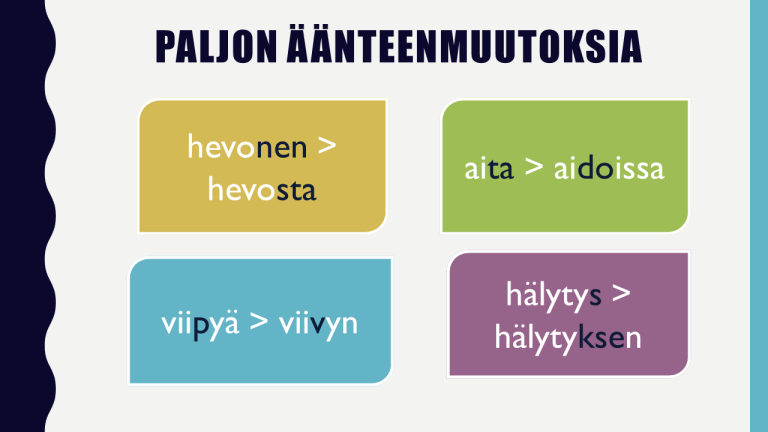 Suomen kieli / Finnish language – Ope Marin verkkokurssit